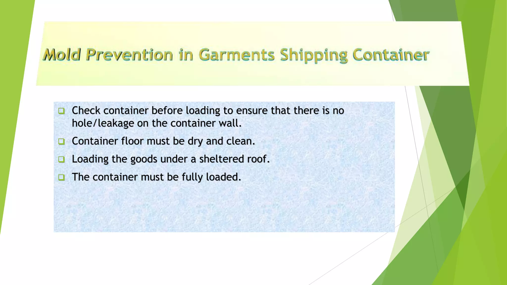 Mold prevention in garments.ppt