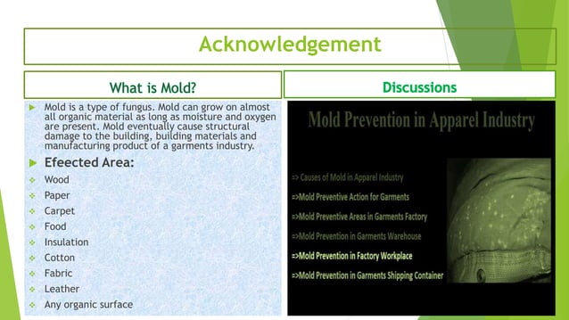 Mold prevention in garments.ppt | Indoor Environmental Quality | Home ...