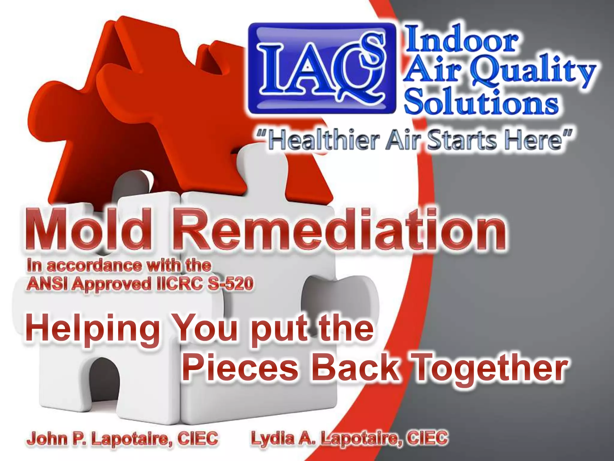Mold Remediation and Mold Remediation Protocol - Indoor Air Quality ...