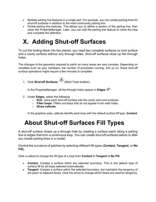 Molds design in solid works | PDF