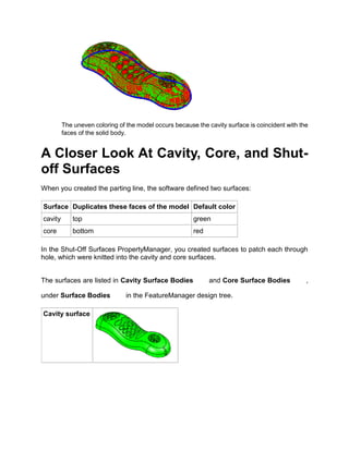 Molds design in solid works | PDF