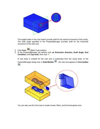 Molds design in solid works | PDF
