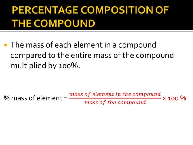MOLE; Avogadro's Number; Percentage Composition | PDF