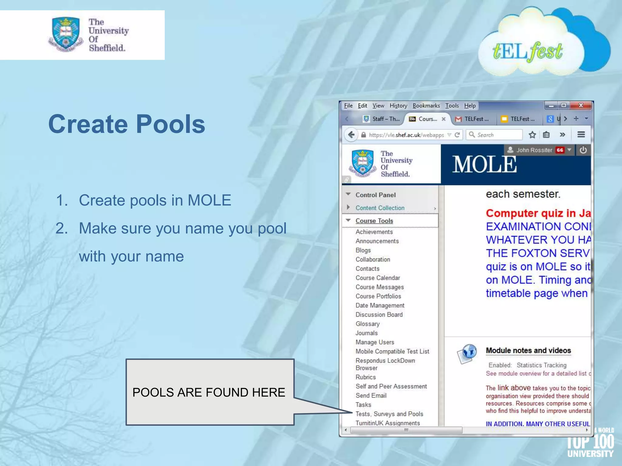 Mole tests - how to and examples | PPTX | Educational Assessment ...