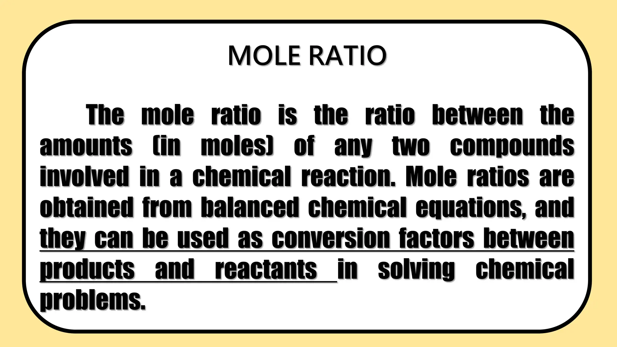 MOLE-TO-MOLE-STOICHIOMETRY.pptxbebekanadwow | PPTX | Chemistry | Science