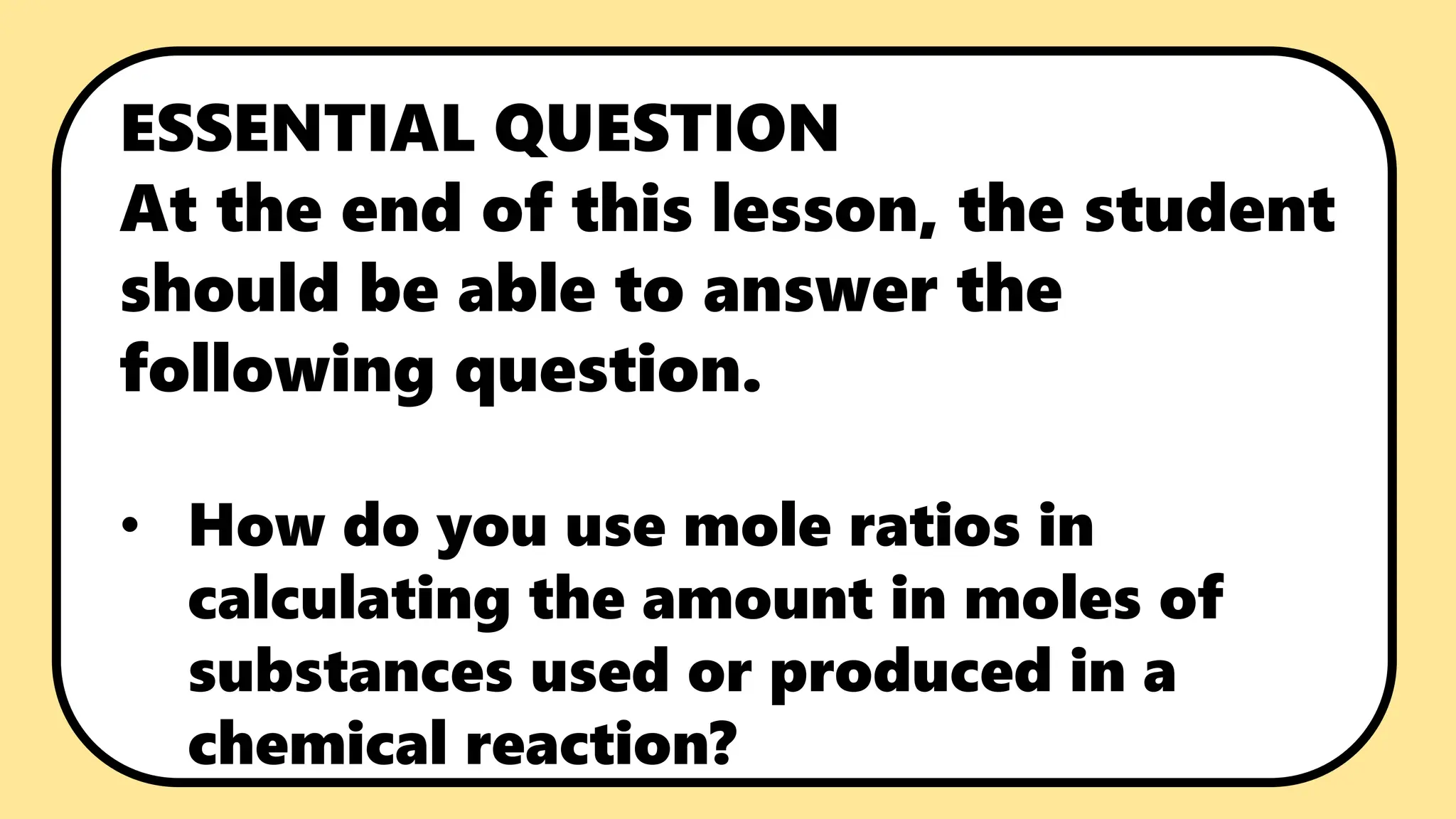 MOLE-TO-MOLE-STOICHIOMETRY.pptxbebekanadwow | PPTX | Chemistry | Science