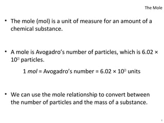 STPM Form 6 Chemistry Mole and Avogadro | PPT