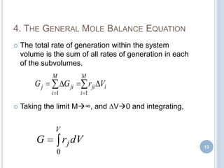Mole balance.ppt