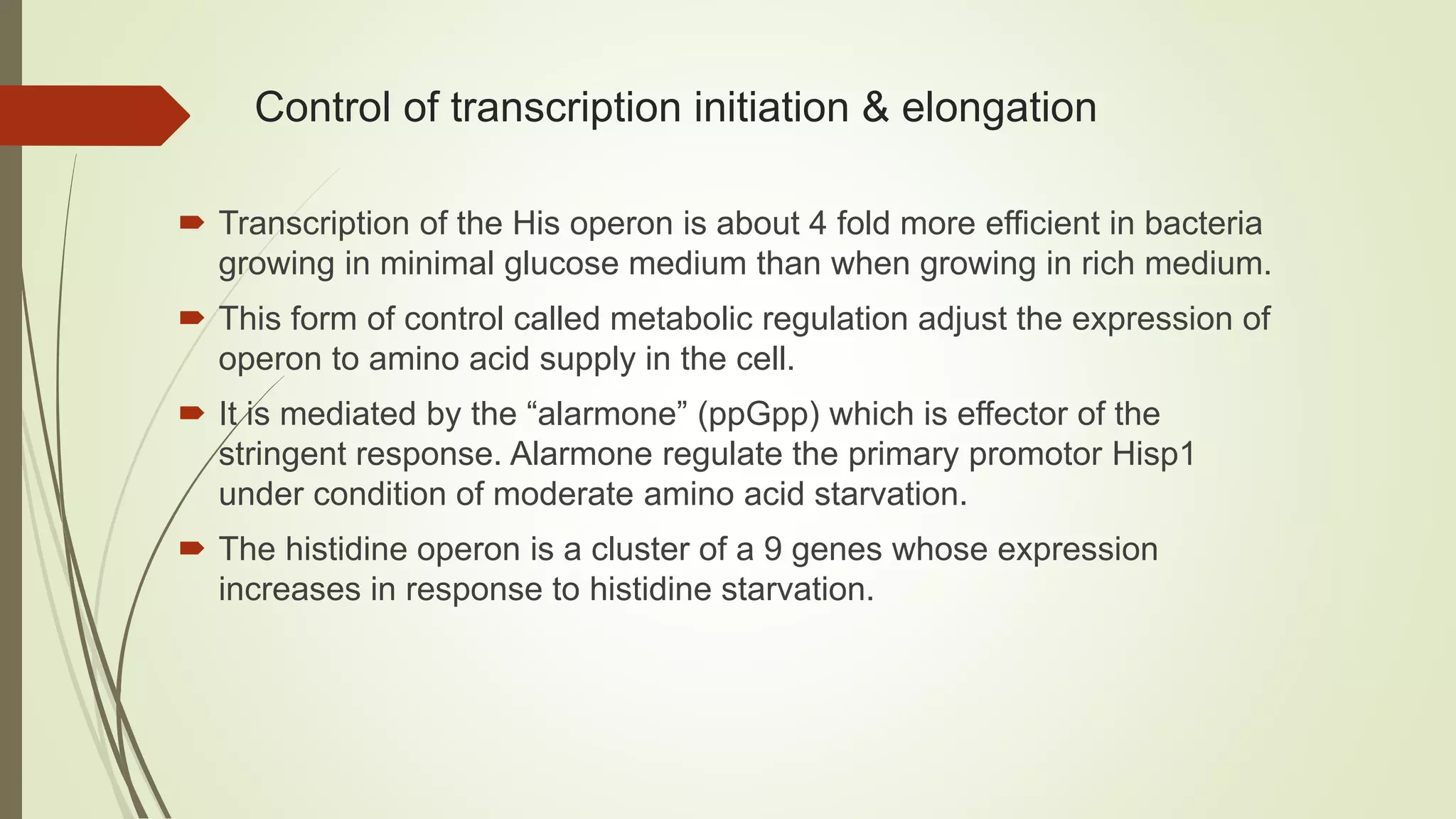 Histidine Operon | PPTX