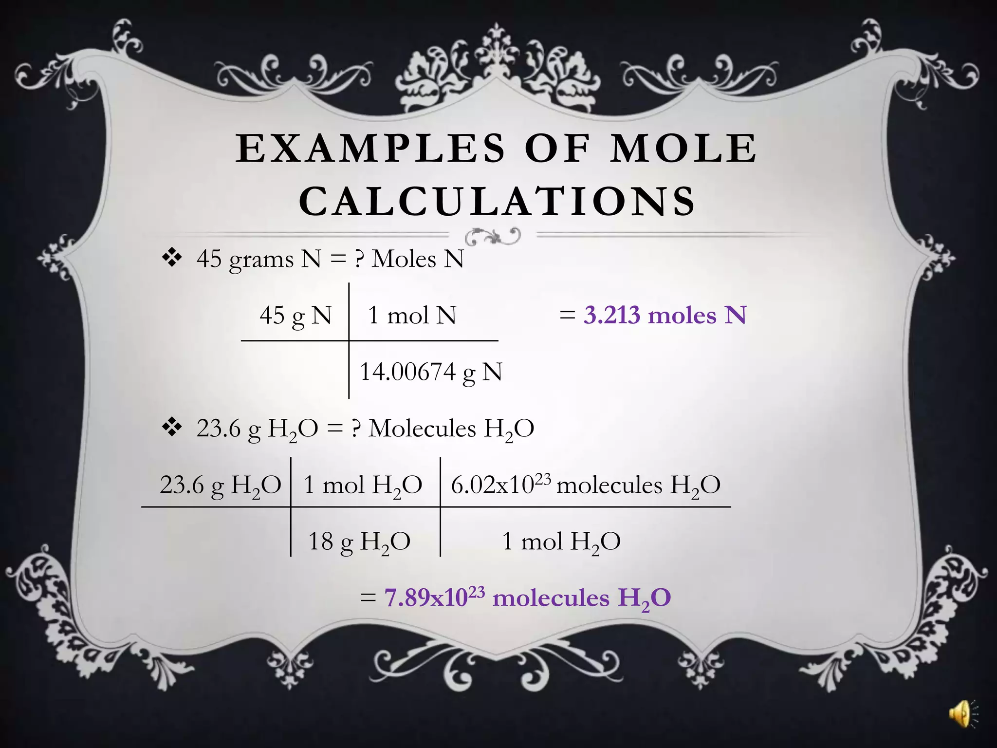 Mole calculations Made Easy | PPTX