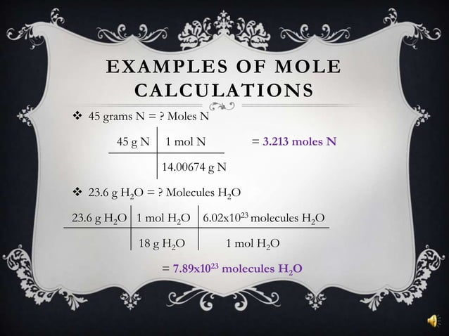 Mole calculations Made Easy | PPTX