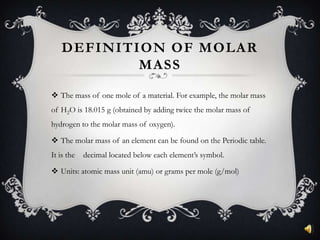 Mole calculations Made Easy | PPTX