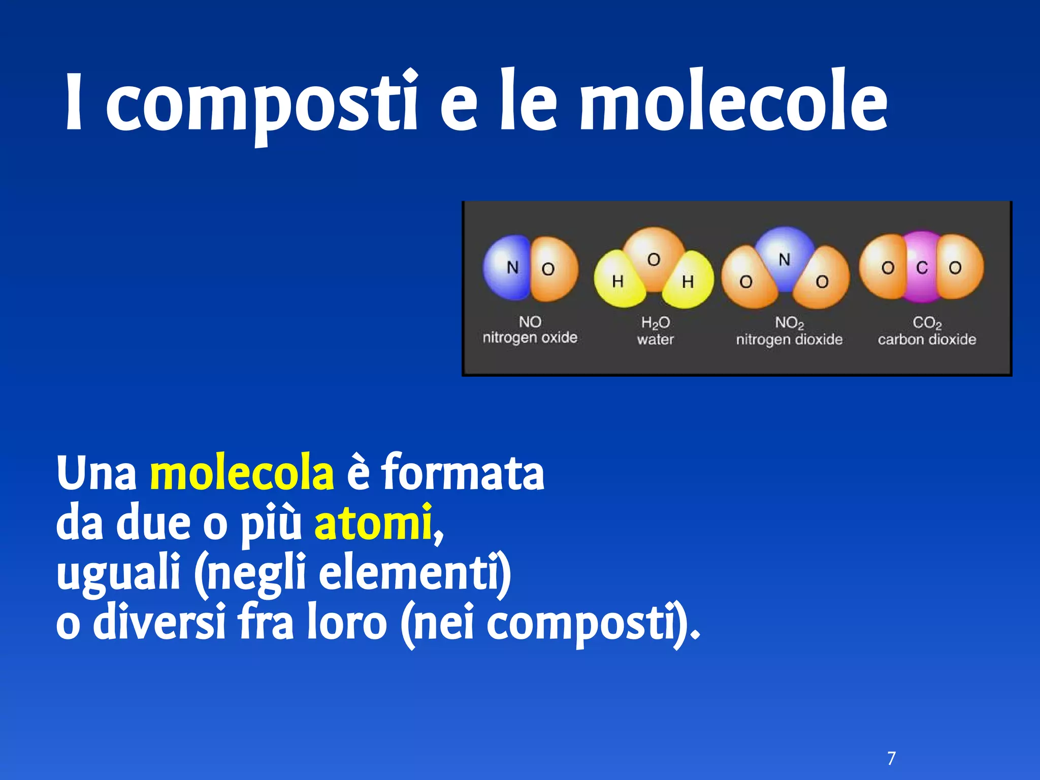 Molecole 2: composti ed elementi | PDF