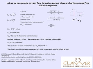 Some facts about oxygen diffusion in porous systems | PPT | Free Download
