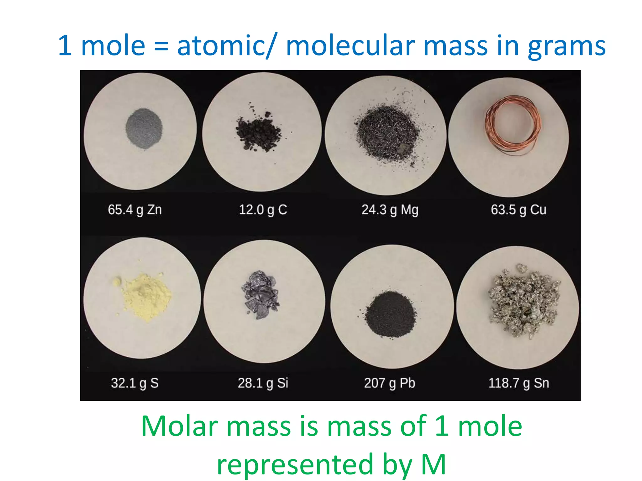 Mole concept | PPTX
