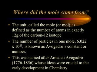 MOLE CONCEPT.ppt