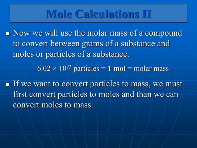 Mole Concept.pptx (Grade 9, second quarter) | PPTX