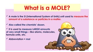 Mole Concept: The Mole and Molar Mass.pptx