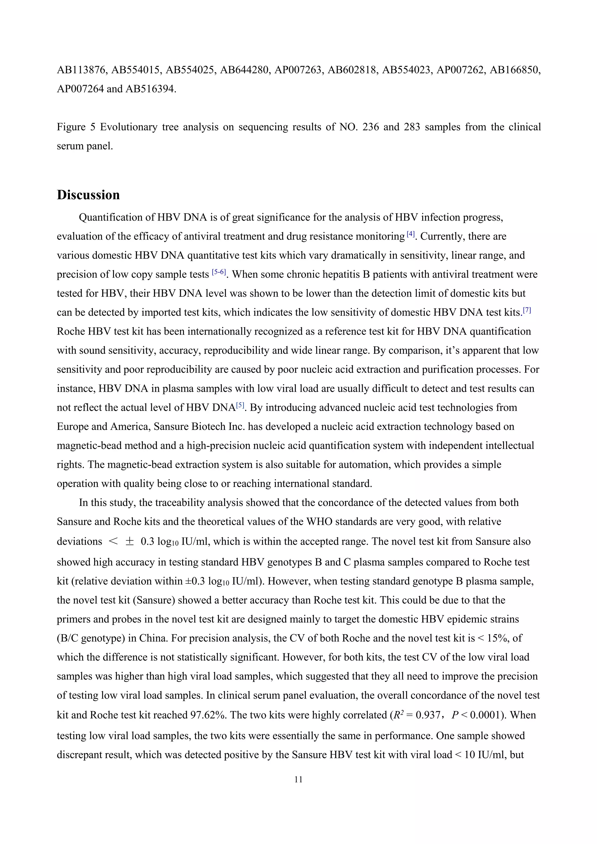 Molecualr diagnostics ,comparison with roche hbv kit | PDF
