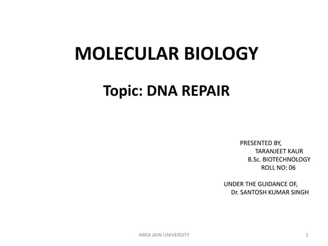 Molecular Biology | PPT