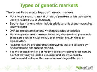 Molecular-markers and its role in plant breeding | PDF