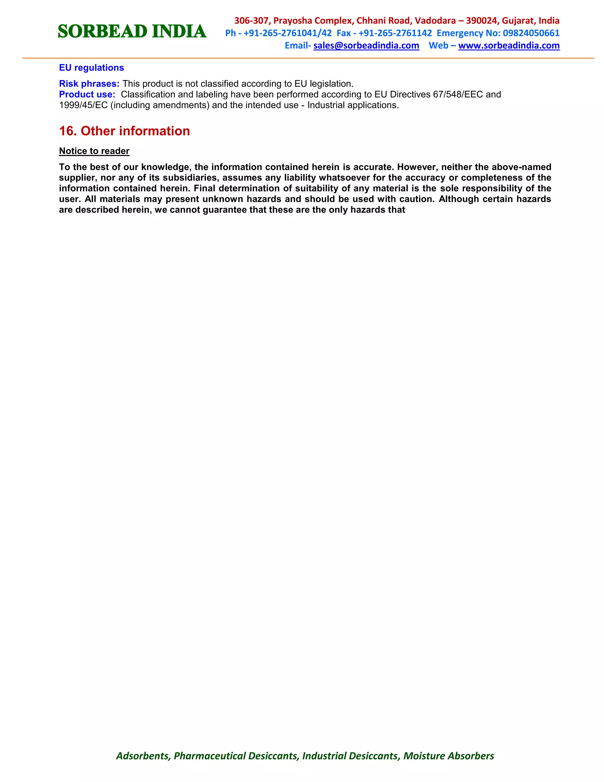 Molecular Sieve Powder msds | PDF