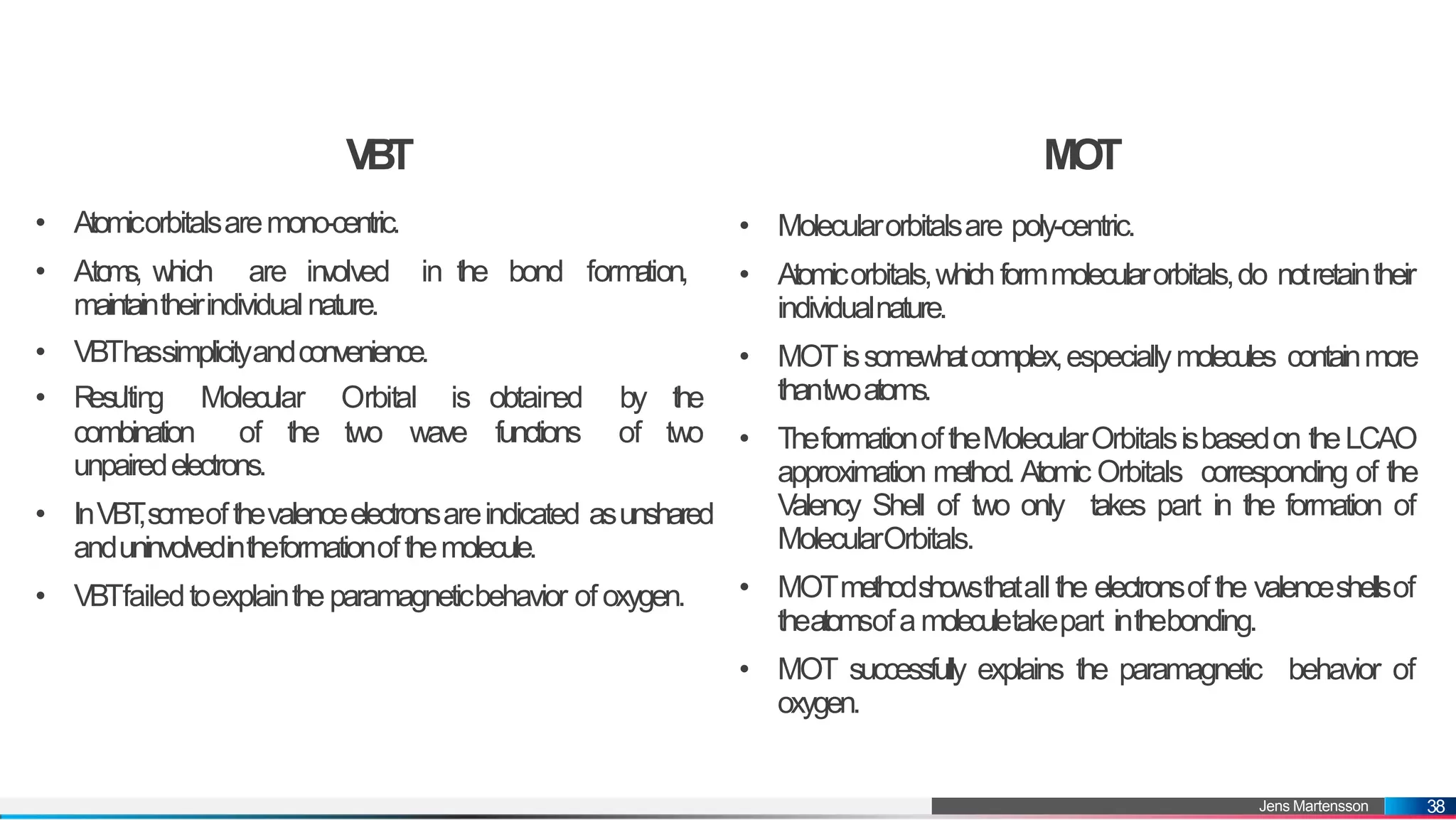 Molecular Orbital Theory (MOT) | PPTX