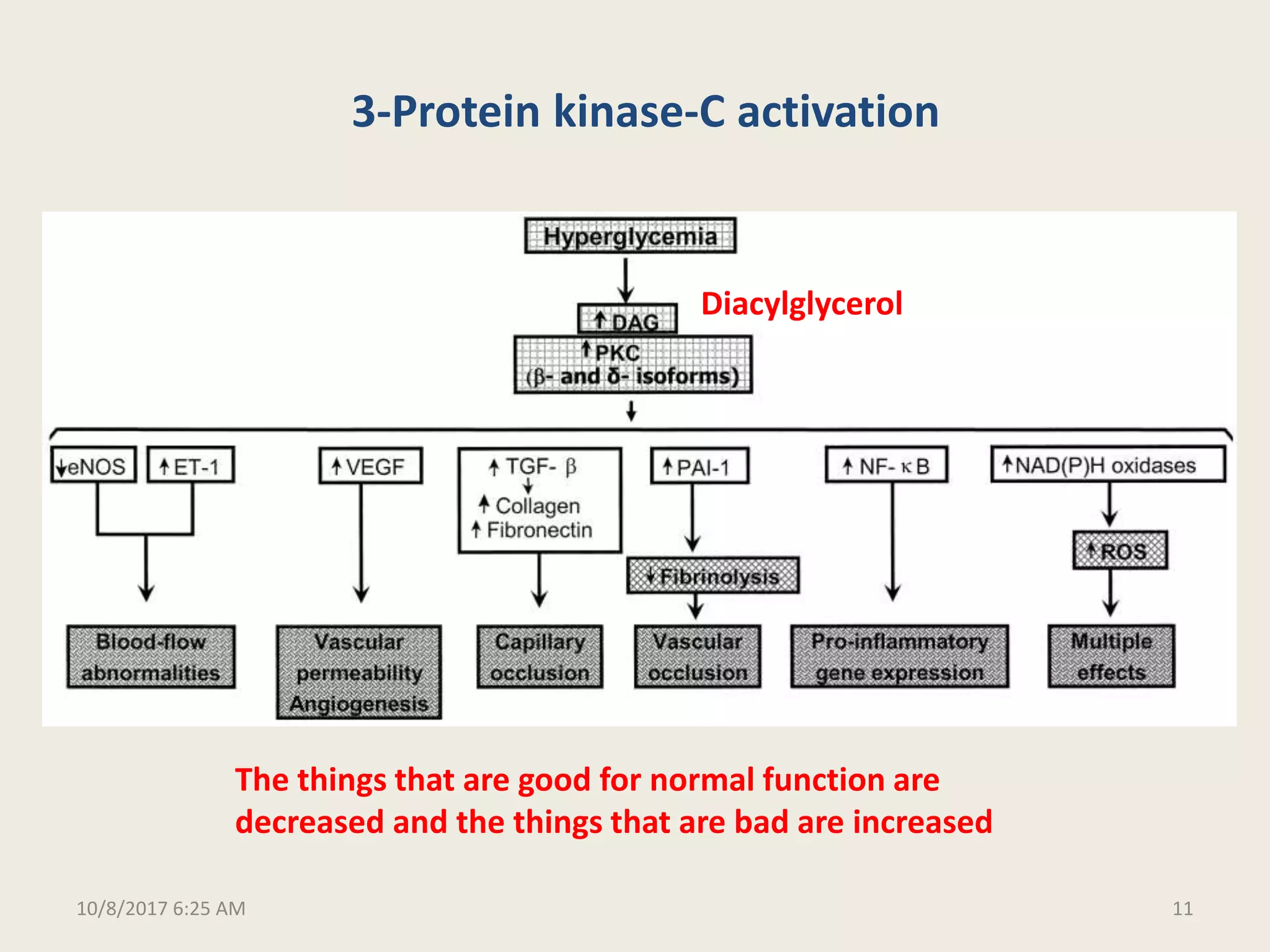 Molecular and biochemical mechanisms of diabetic complications final | PPTX