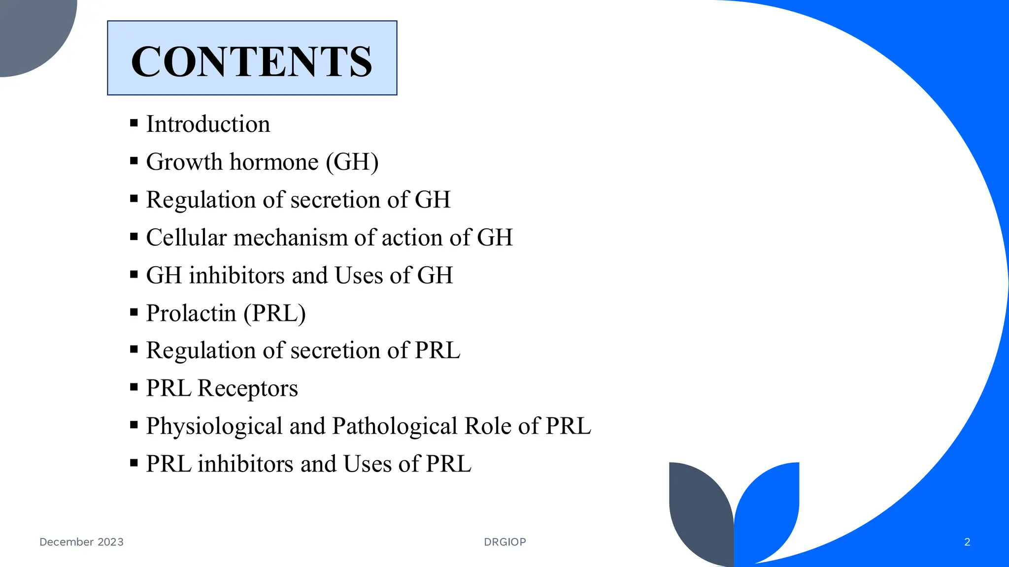 Molecular and Cellular Mechanism of Action of Hormones like Growth ...