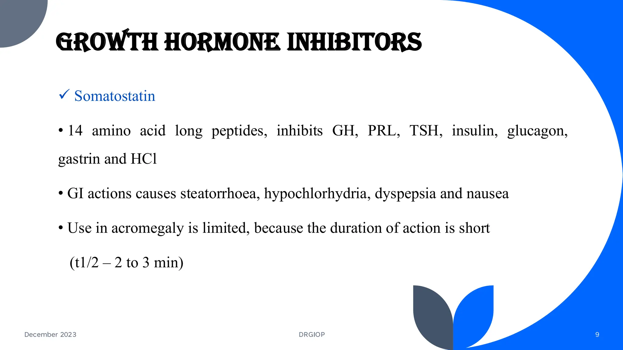 Molecular and Cellular Mechanism of Action of Hormones like Growth ...