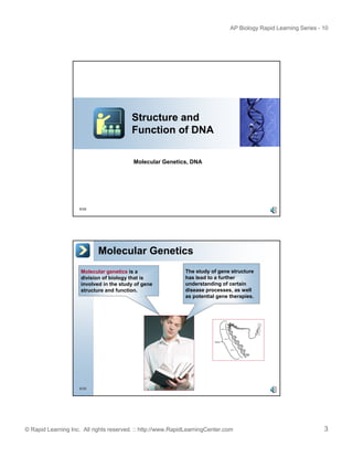 Molecular and Human Genetics | PDF | Biological Sciences | Science