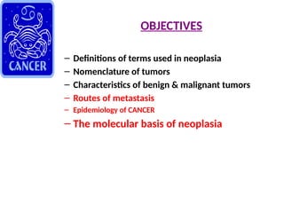 molecular basis of cancer for medical student | PPTX