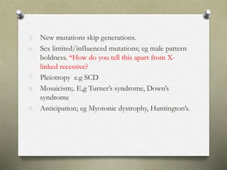 Molecular basis of genetic disease | PPTX