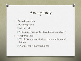 Molecular basis of genetic disease | PPTX