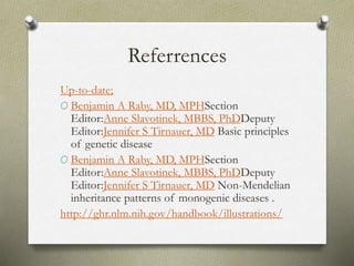 Molecular basis of genetic disease | PPTX