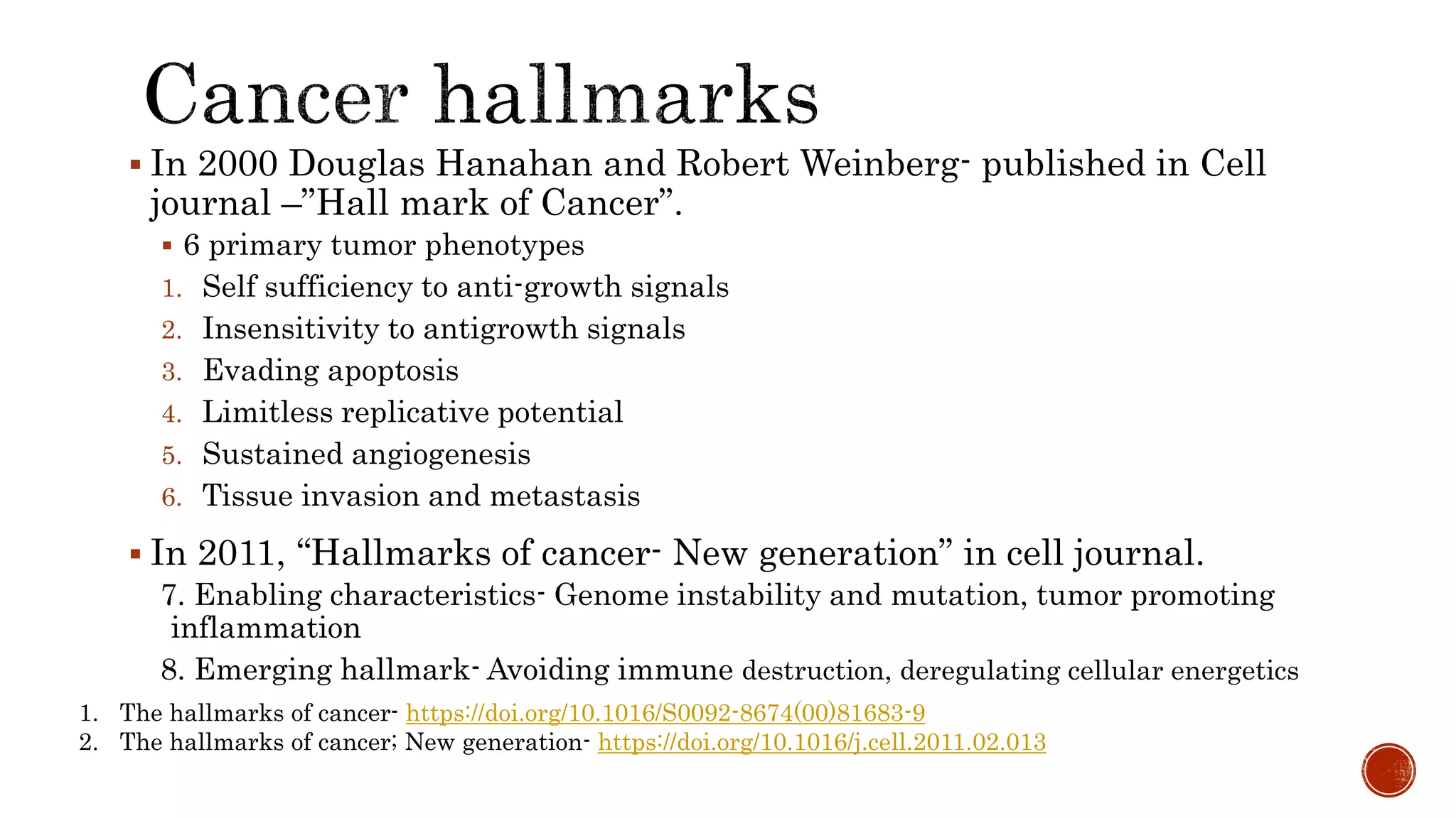 Molecular basis of head and neck cancer | PPTX
