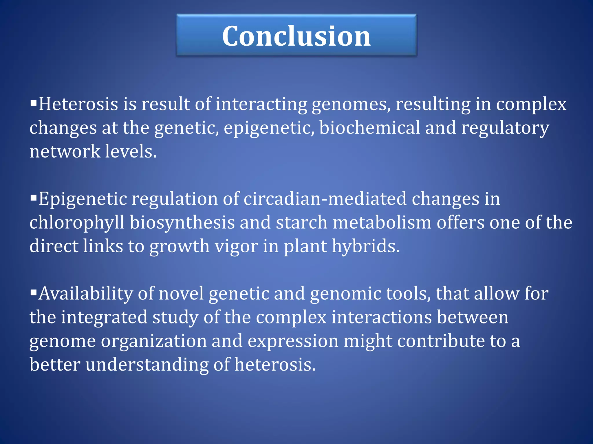 molecular basis of heterosis.pptx
