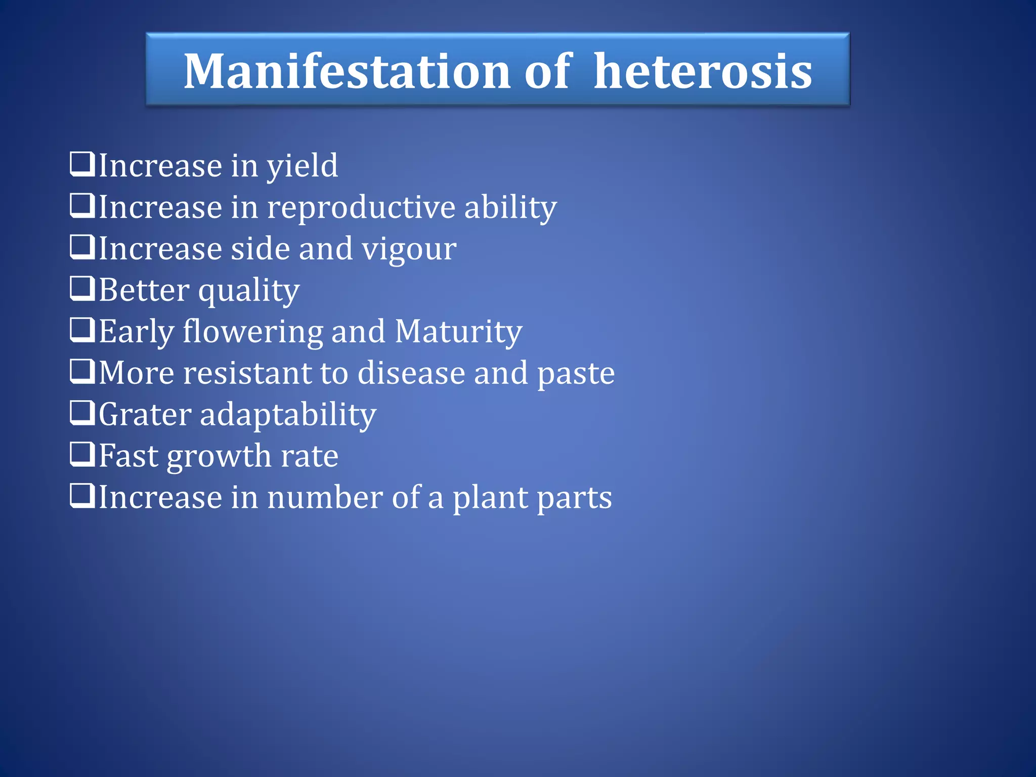 molecular basis of heterosis.pptx