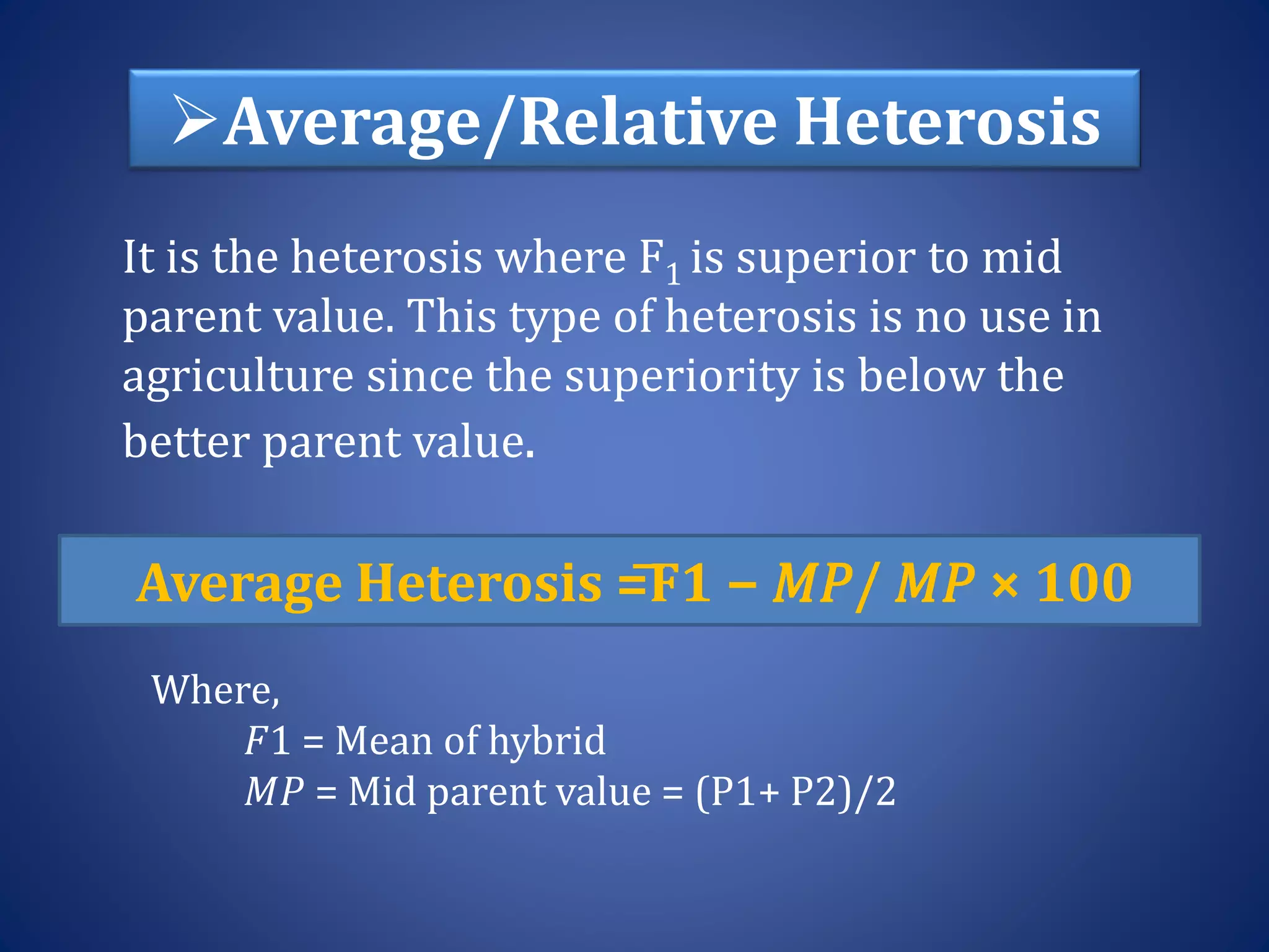 molecular basis of heterosis.pptx
