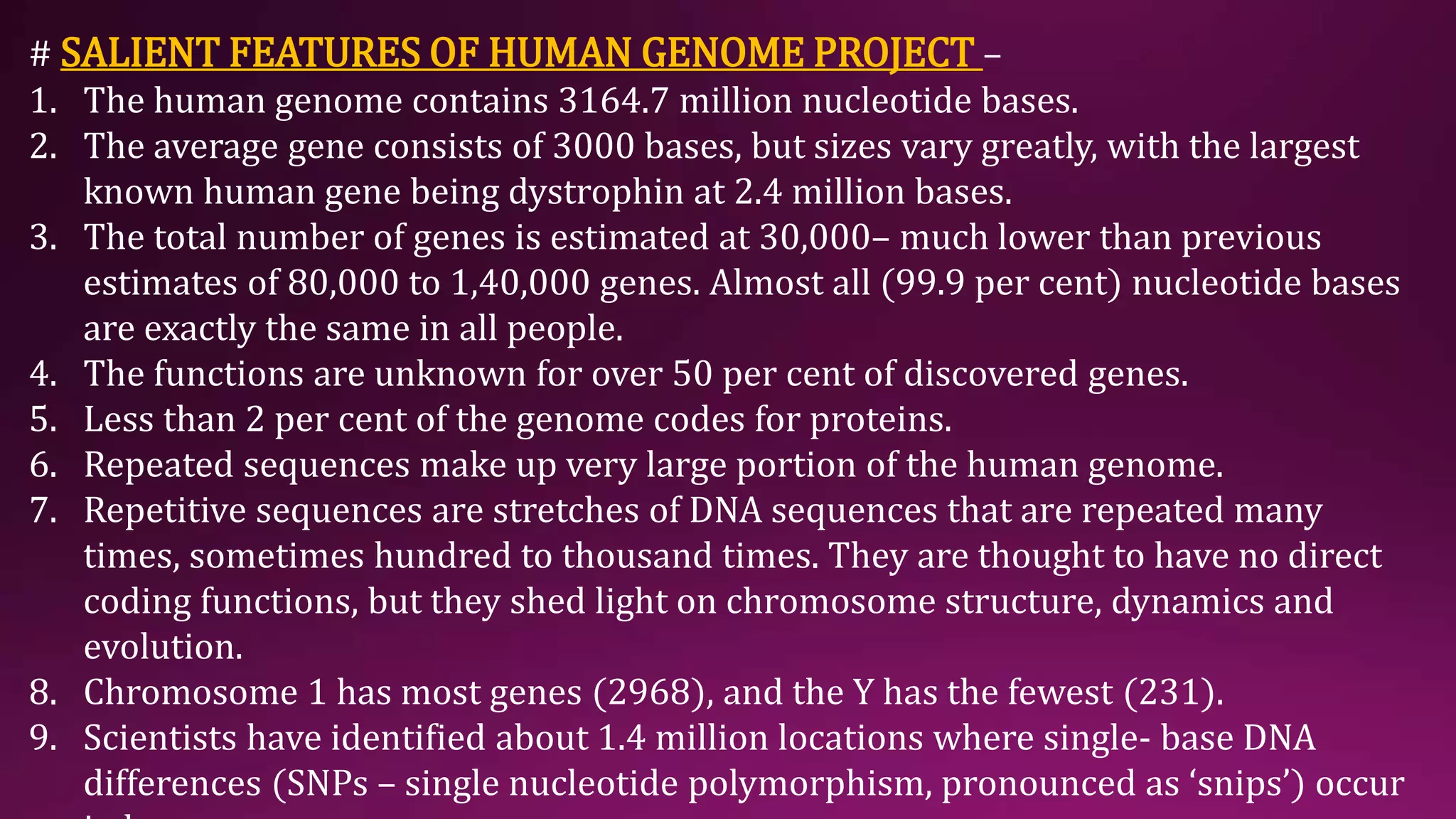 Molecular basis of inheritance | PPTX