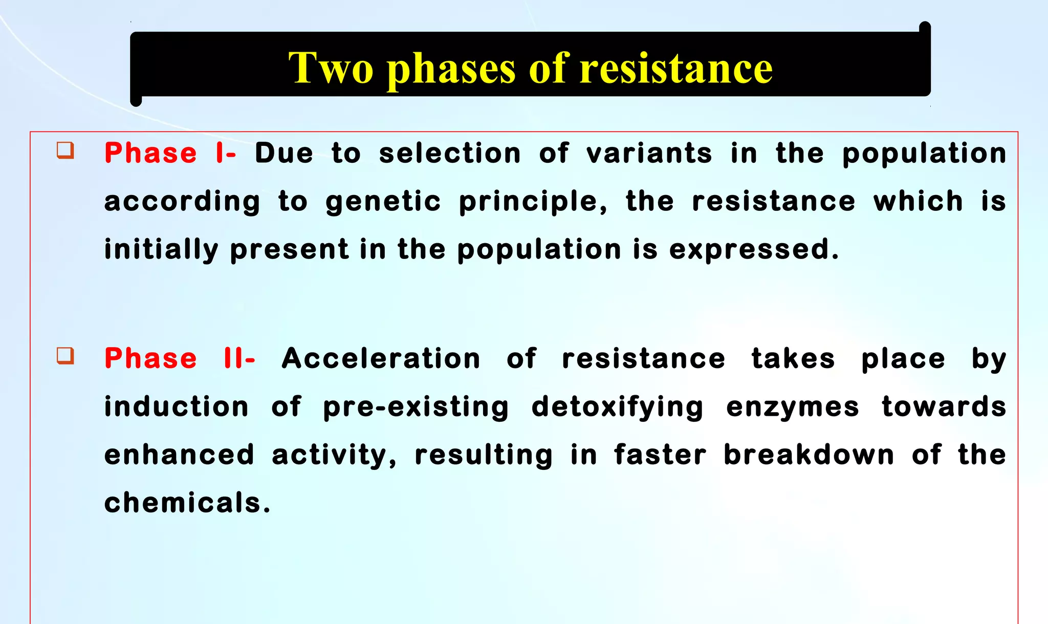 Molecular basis of insecticides resistance in insects with special ...