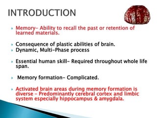 MOLECULAR BASIS OF MEMORY.pptx