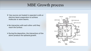 Molecular beam epitaxy | PPTX