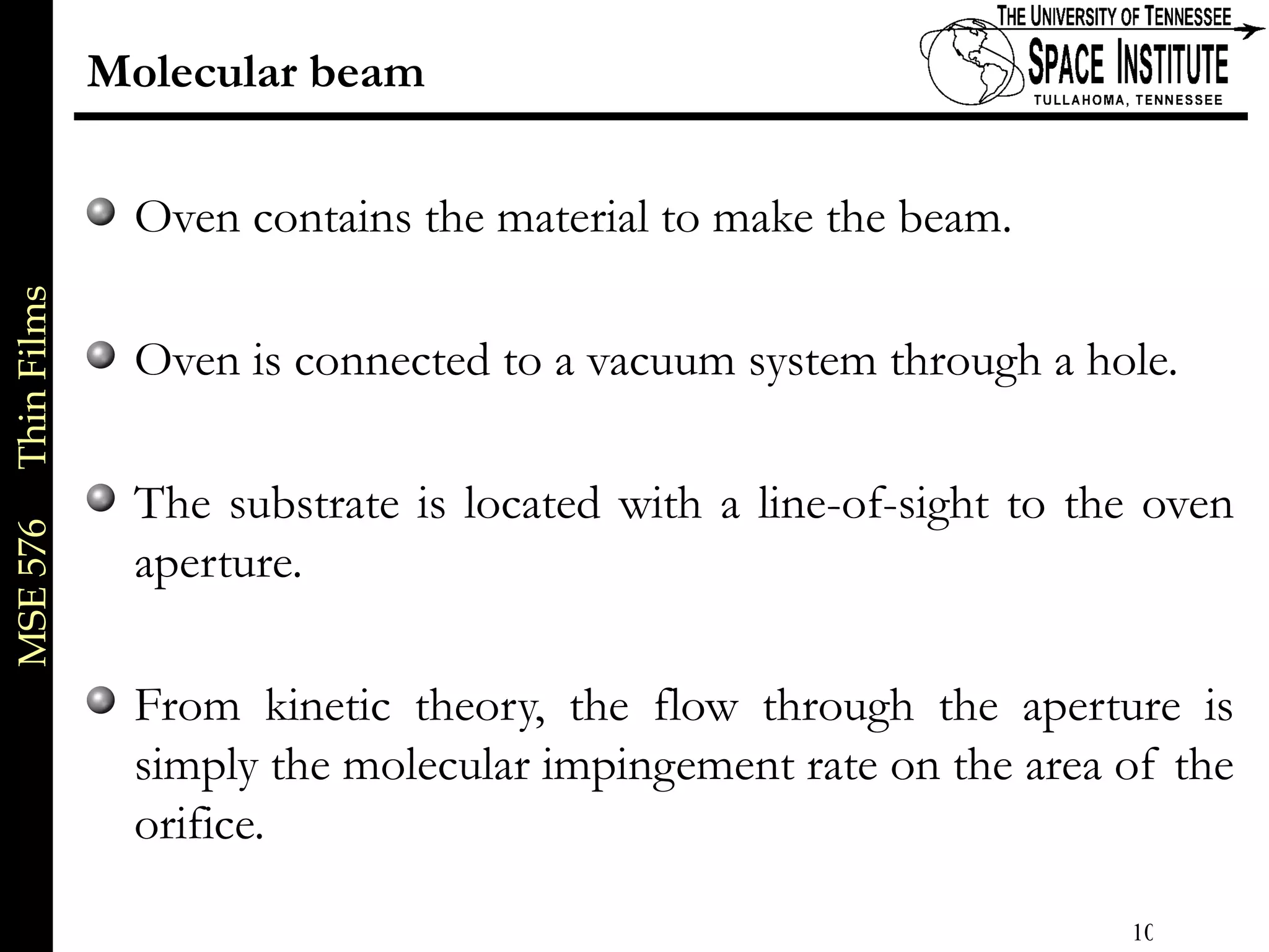 Molecular beam epitaxy_2 | PPT