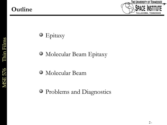 Molecular beam epitaxy | PPT