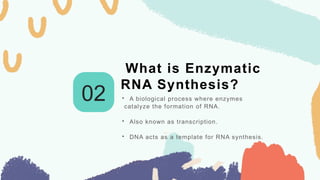 ENZYMATIC SYNTHESIS OF RNA PRESETATION .PPTX