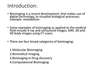 Molecular bioimaging | PPTX