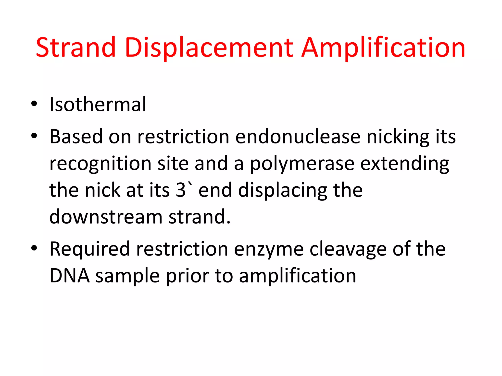 Molecular techniques | PPTX