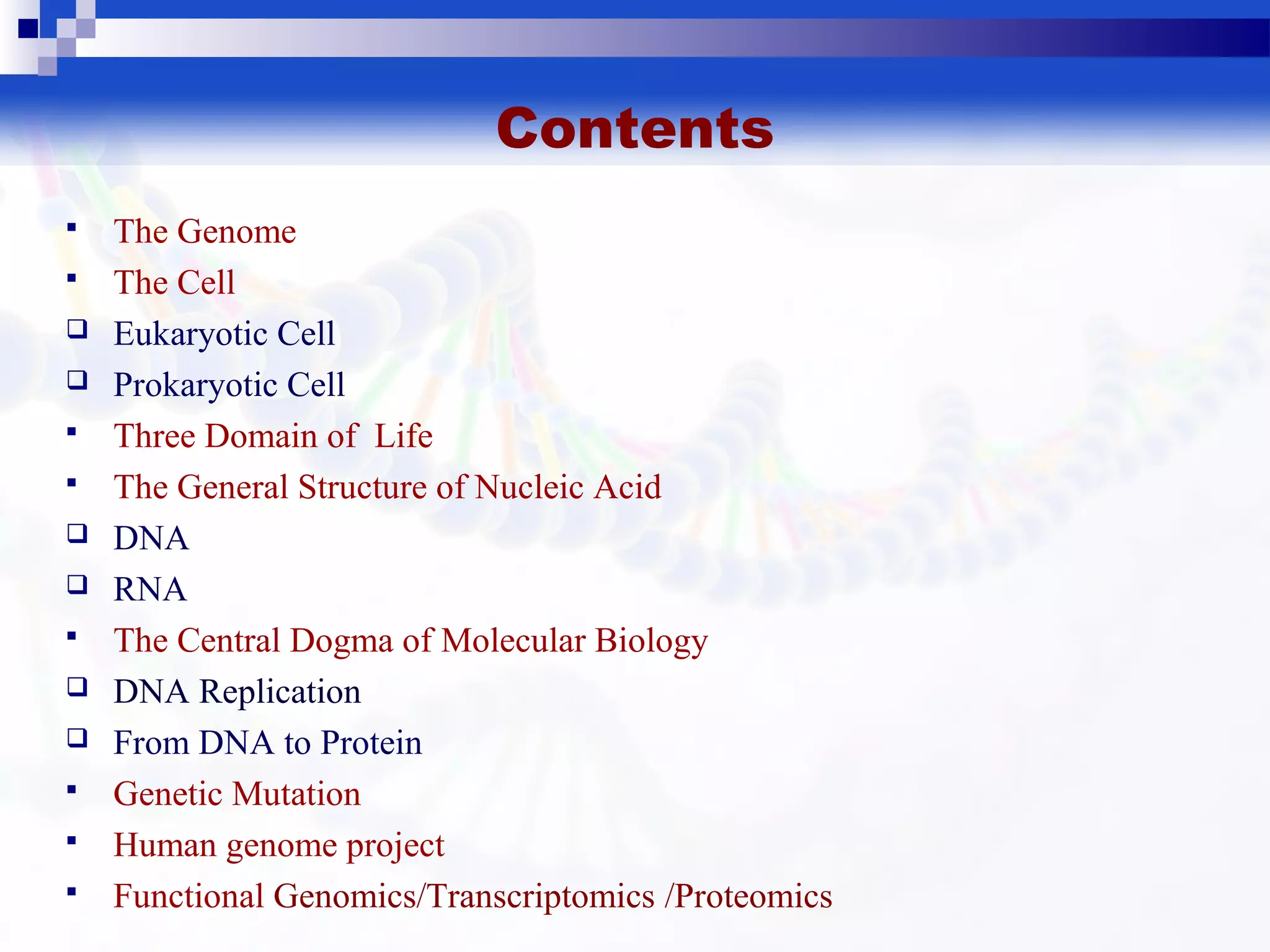 Molecular biology | PPT