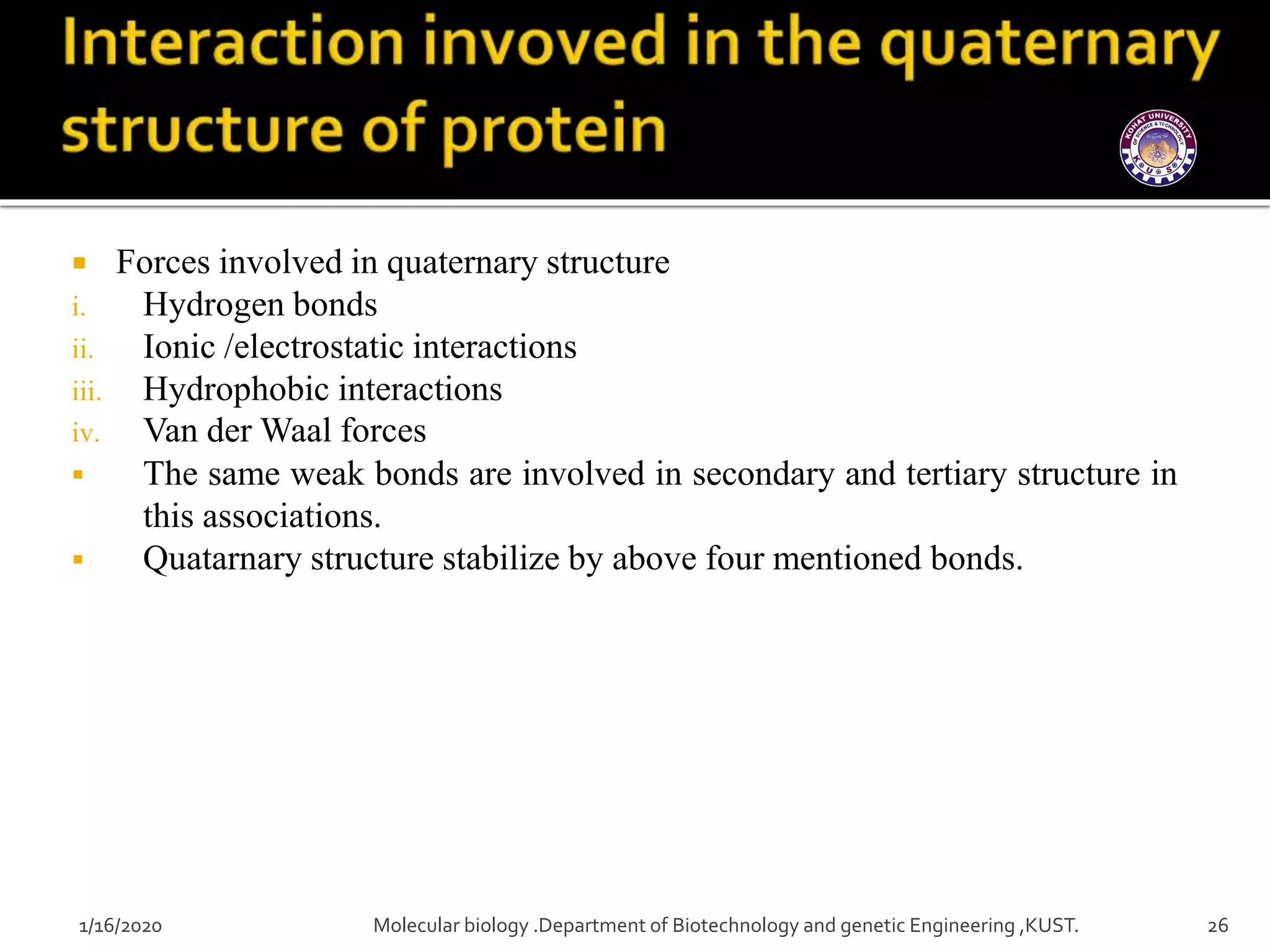 Structure and function of protein | PPTX